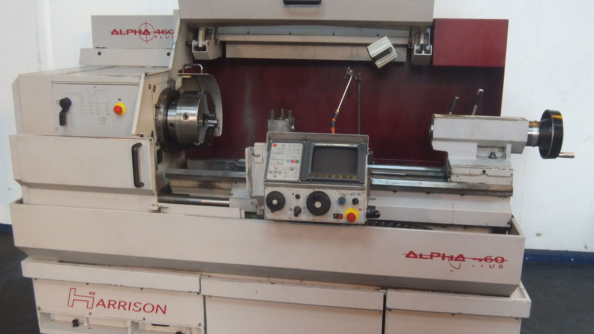 Used Harrison Alpha 460 Plus Gap Bed Lathe - RK International