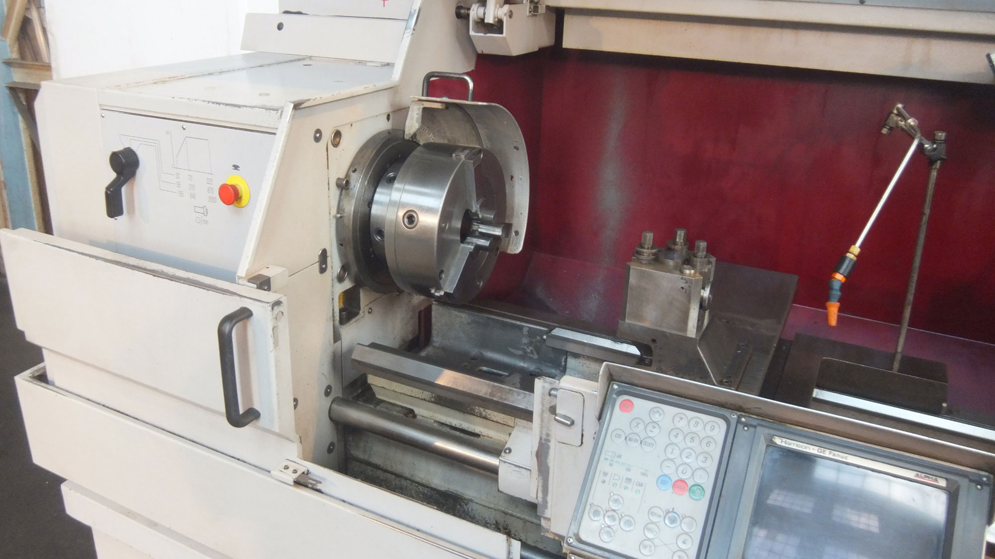 Used Harrison Alpha 460 Plus Gap Bed Lathe - RK International