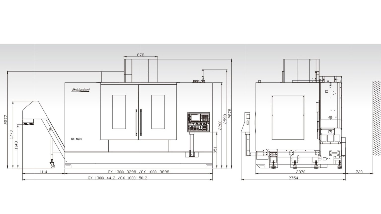 Bridgeport GX Series Vertical Machining Centres - RK International