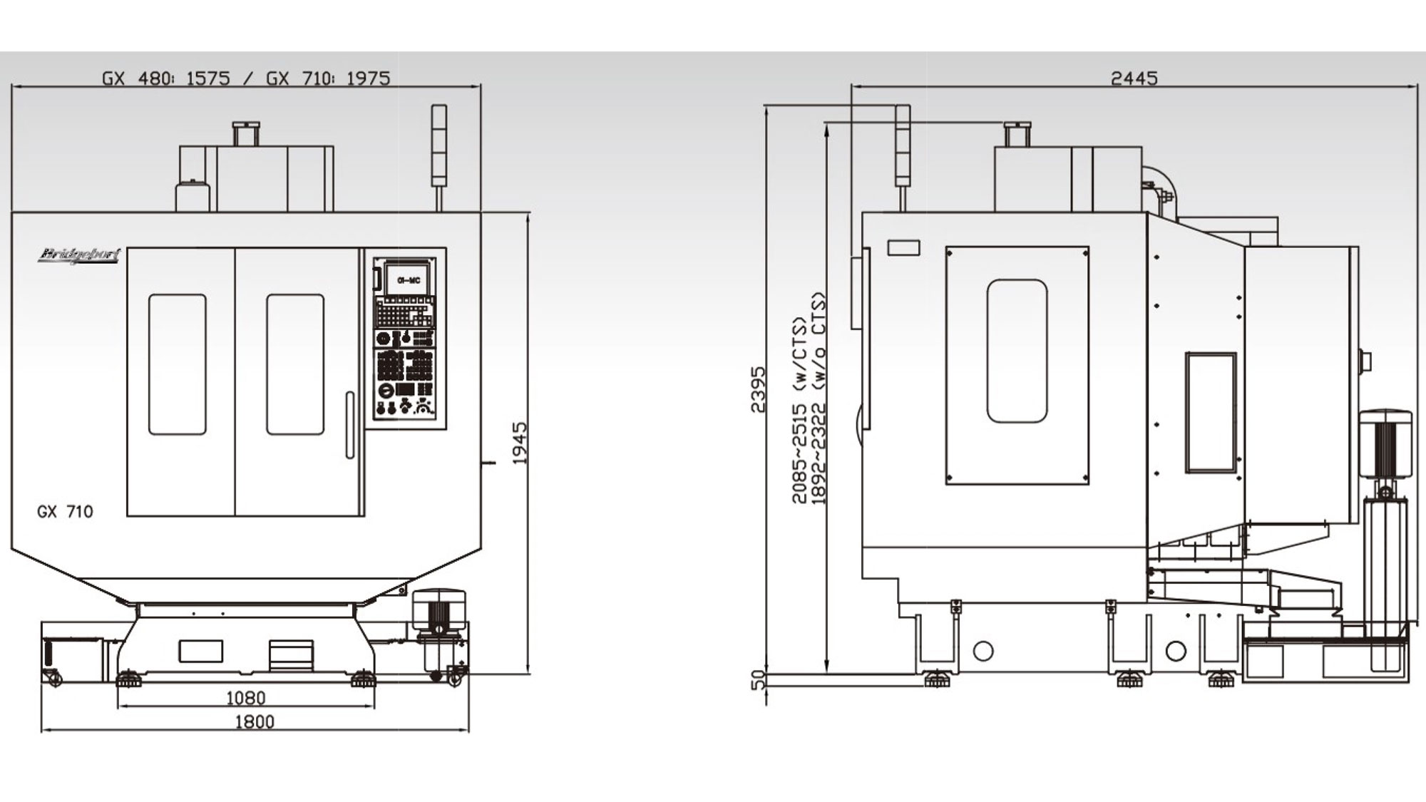 Bridgeport GX Series Vertical Machining Centres - RK International