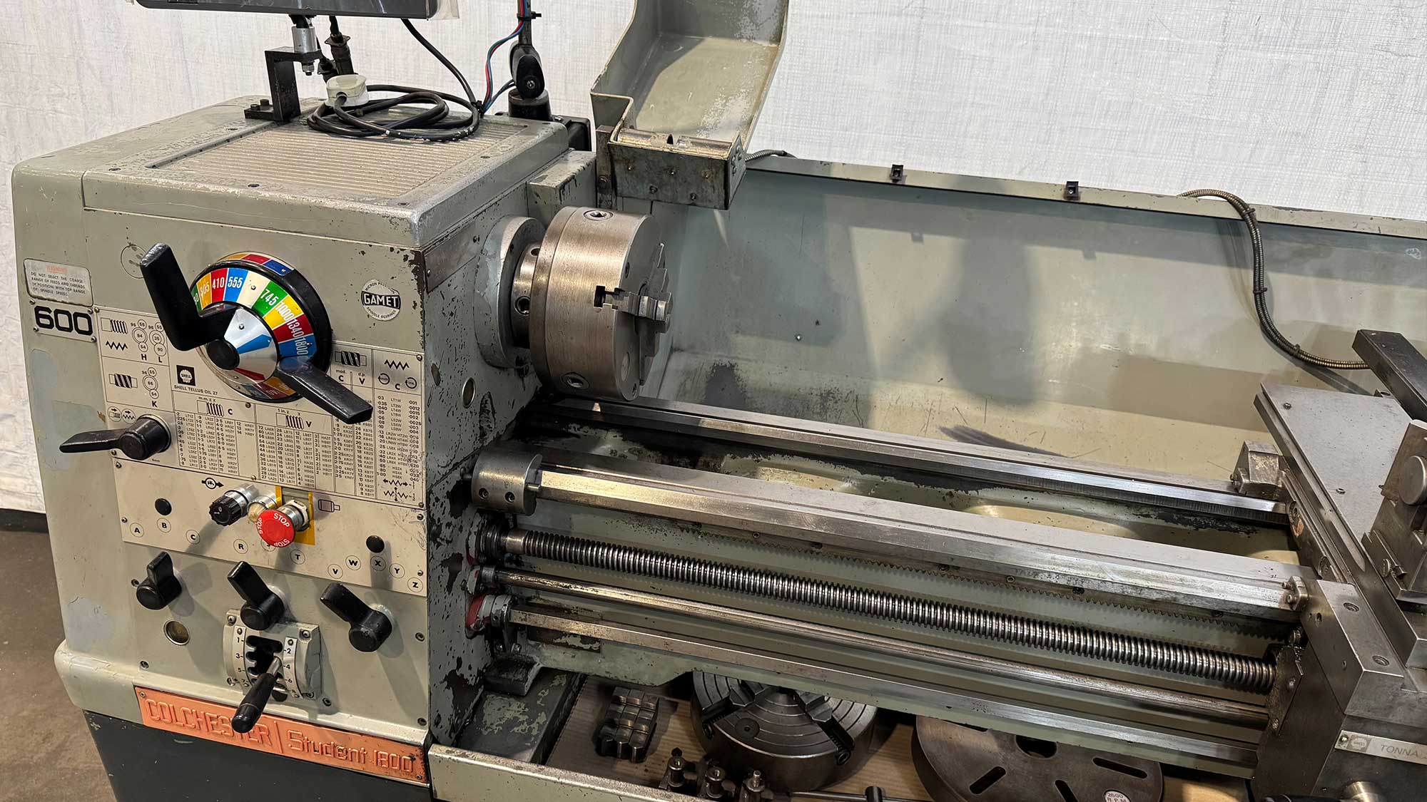 Used Colchester Student 1800 Straight Bed Centre Lathe - RK International